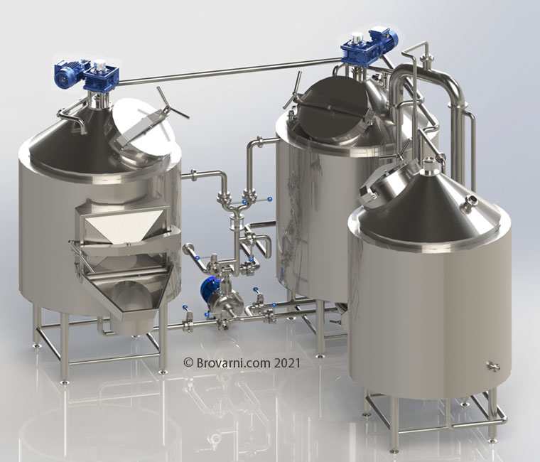Buy a mini-brewery 300 liters per brew for production of lager, ale and ...